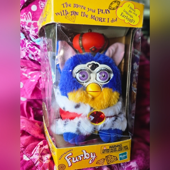 Hasbro | Other | Royal Special Edition Furby Open Box Damaged Box ...